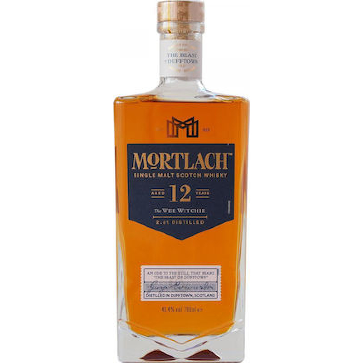 MORTLACH SINGLE MALT WHISKY 12 YEARS AGED 700ml - Drinks365